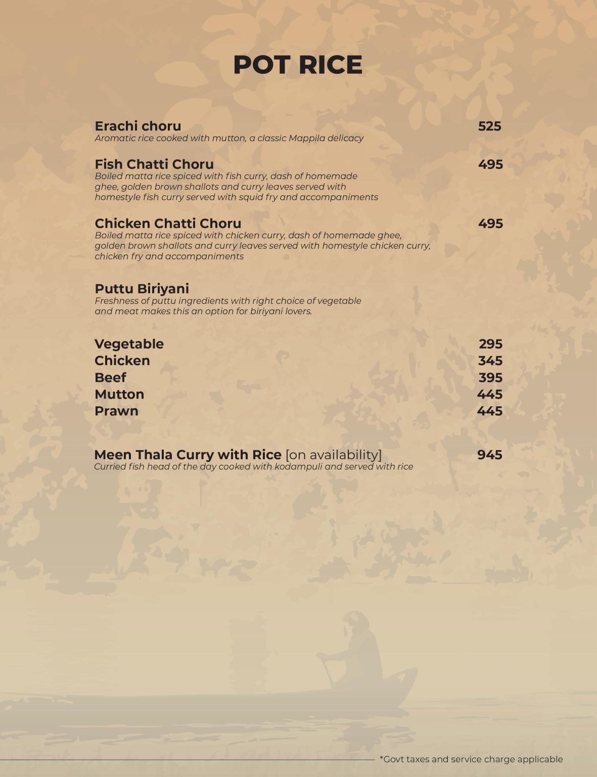 Menu – Kappa Chakka Kandhari